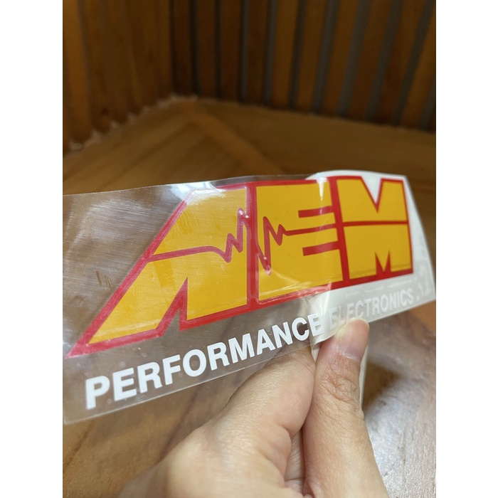 Jual Sticker Mobil JDM - AEM LOGO | Shopee Indonesia