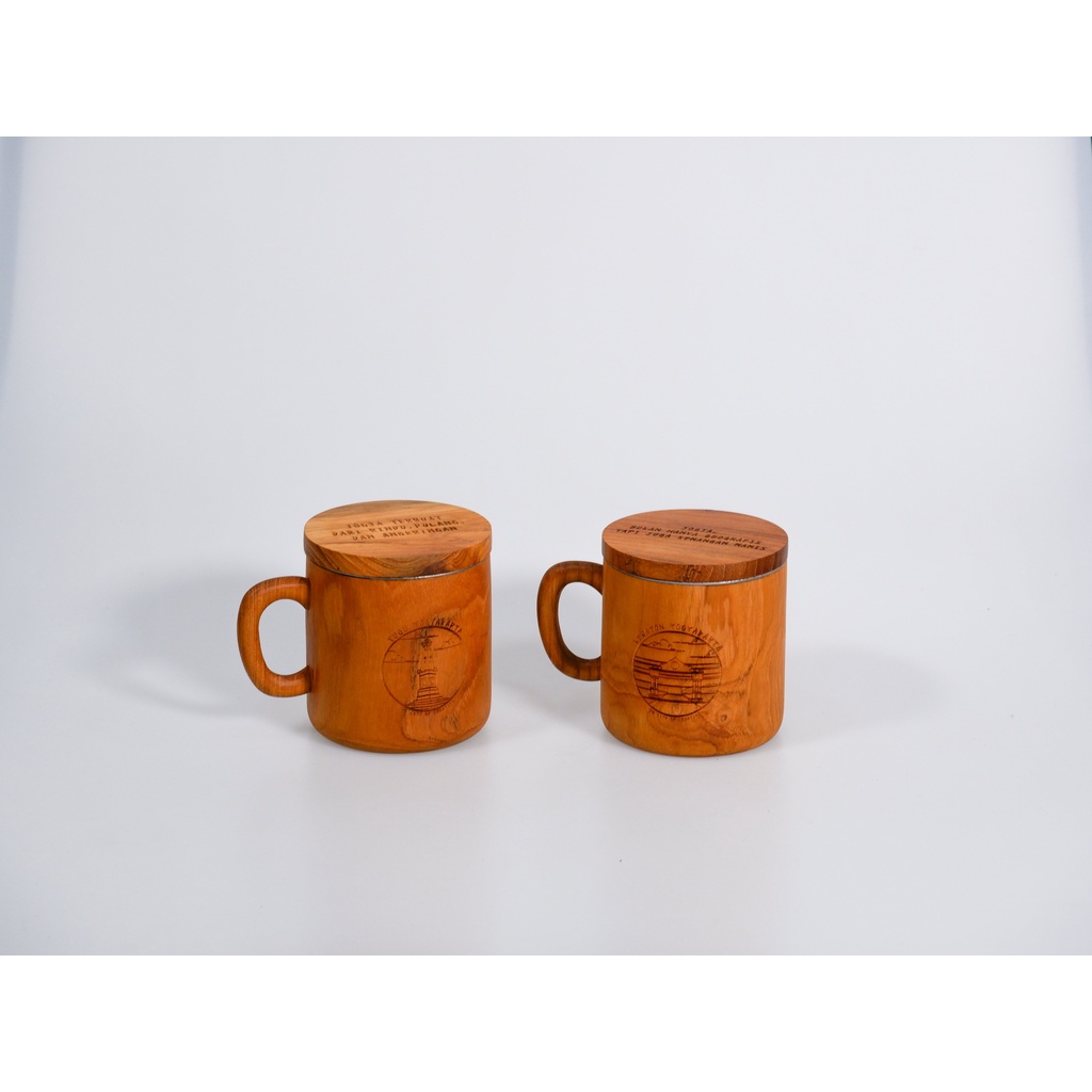 Jual Rakau.ina | Wooden Mug Stainless Grafir Yogyakarta | Gelas Kayu ...