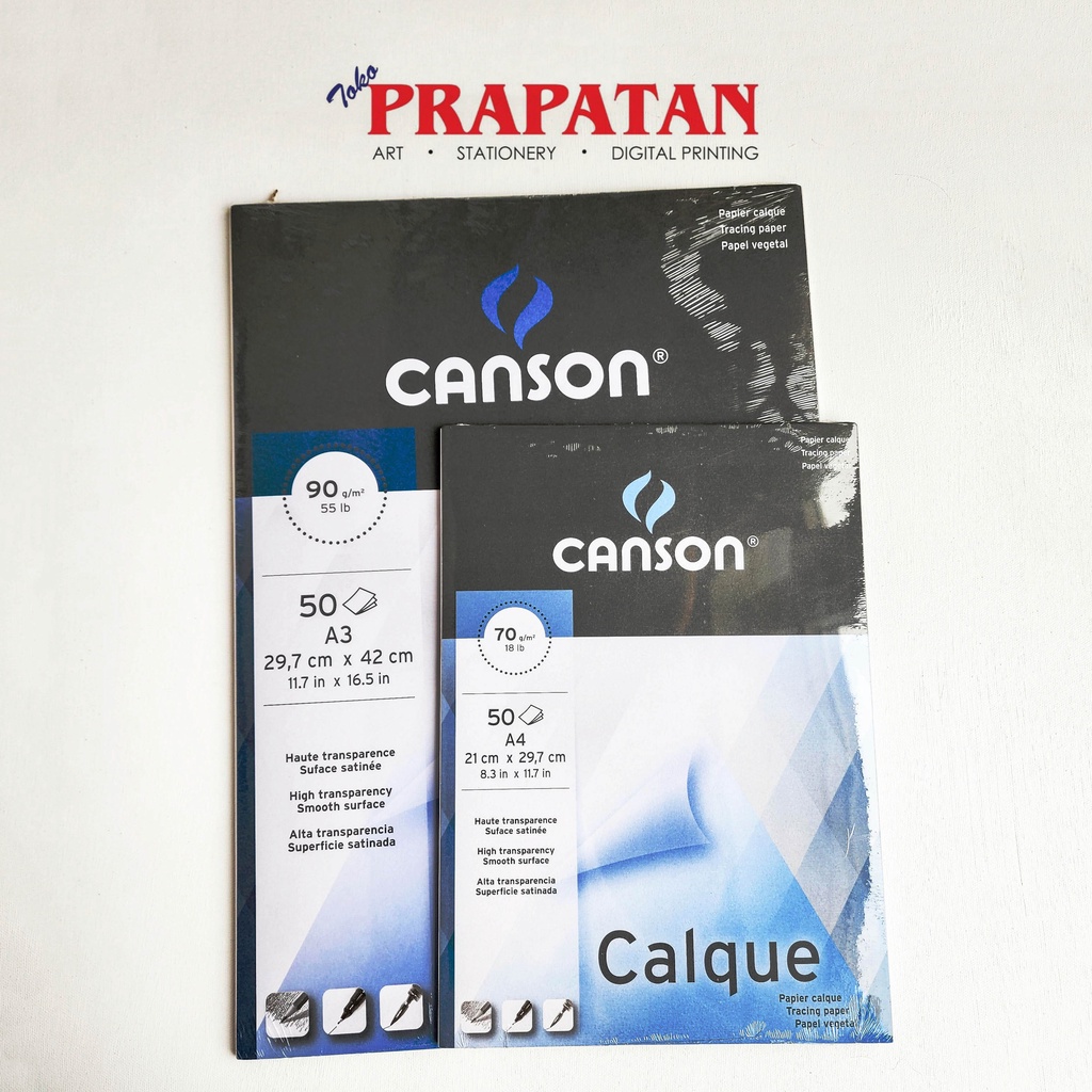 Jual Canson Calque Pad Tracing Paper Satin Finish A4/A3 Kalkir | Buku ...