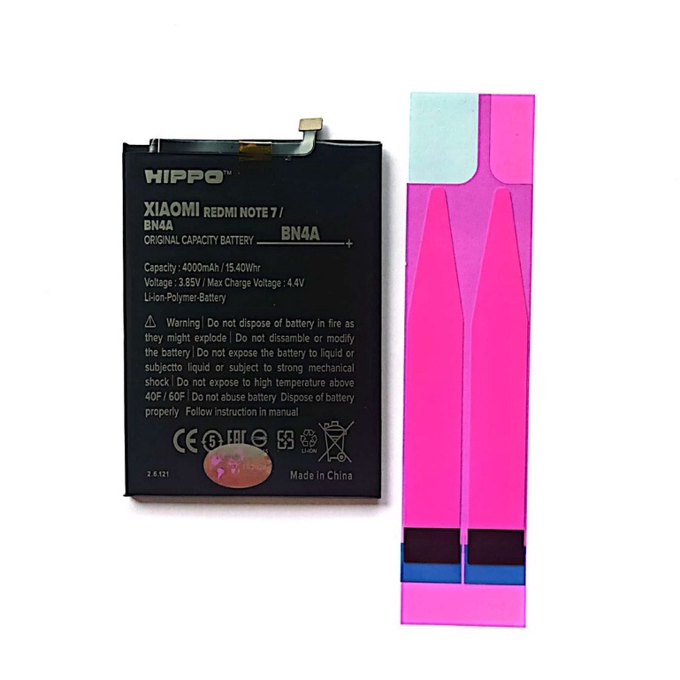 Jual Baterai Hippo Xiaomi Redmi Note 7 / Note 7 Pro BN4A 4000 mAh ...