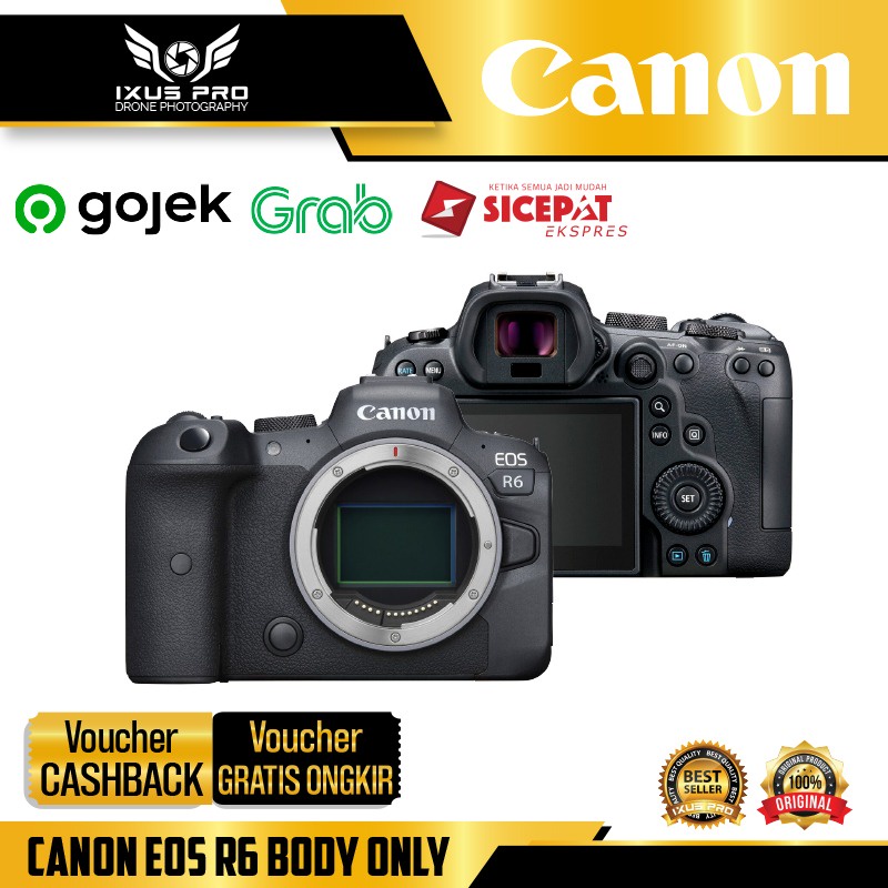 Jual Canon EOS R6 Body Only / Canon R6 BO Mirrorless Digital Camera ...