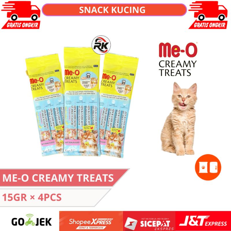 Jual Meo Creamy Treats 60gr Meo Snack Neo Liquid Meo | Shopee Indonesia