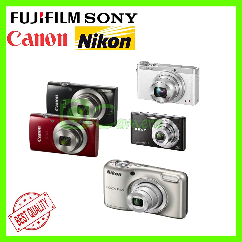 Jual Kamera Pocket Digital Saku all type Sony Canon Nikon Fuji | Shopee ...