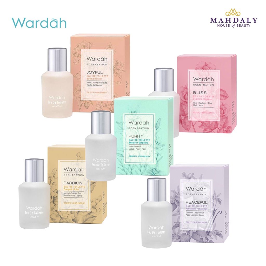 Jual WARDAH Scentsation Eau De Toilette Perfume 35ml - 100ml | Shopee ...
