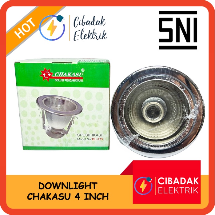 Jual Lampu Downlight 4 Inch / Tempat Lampu Downlight / Chakasu | Shopee ...