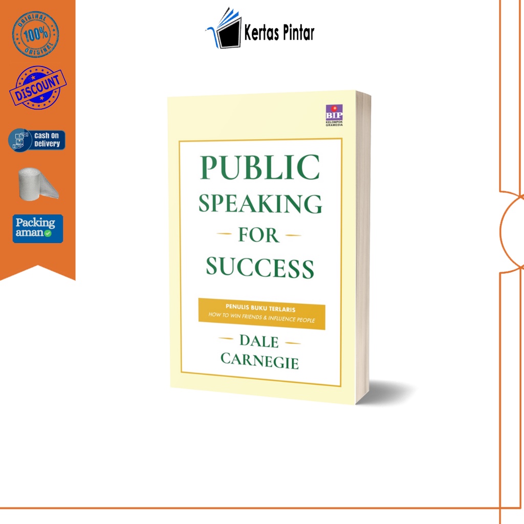 Jual PUBLIC SPEAKING FOR SUCCESS - DALE CARNEGIE | Shopee Indonesia