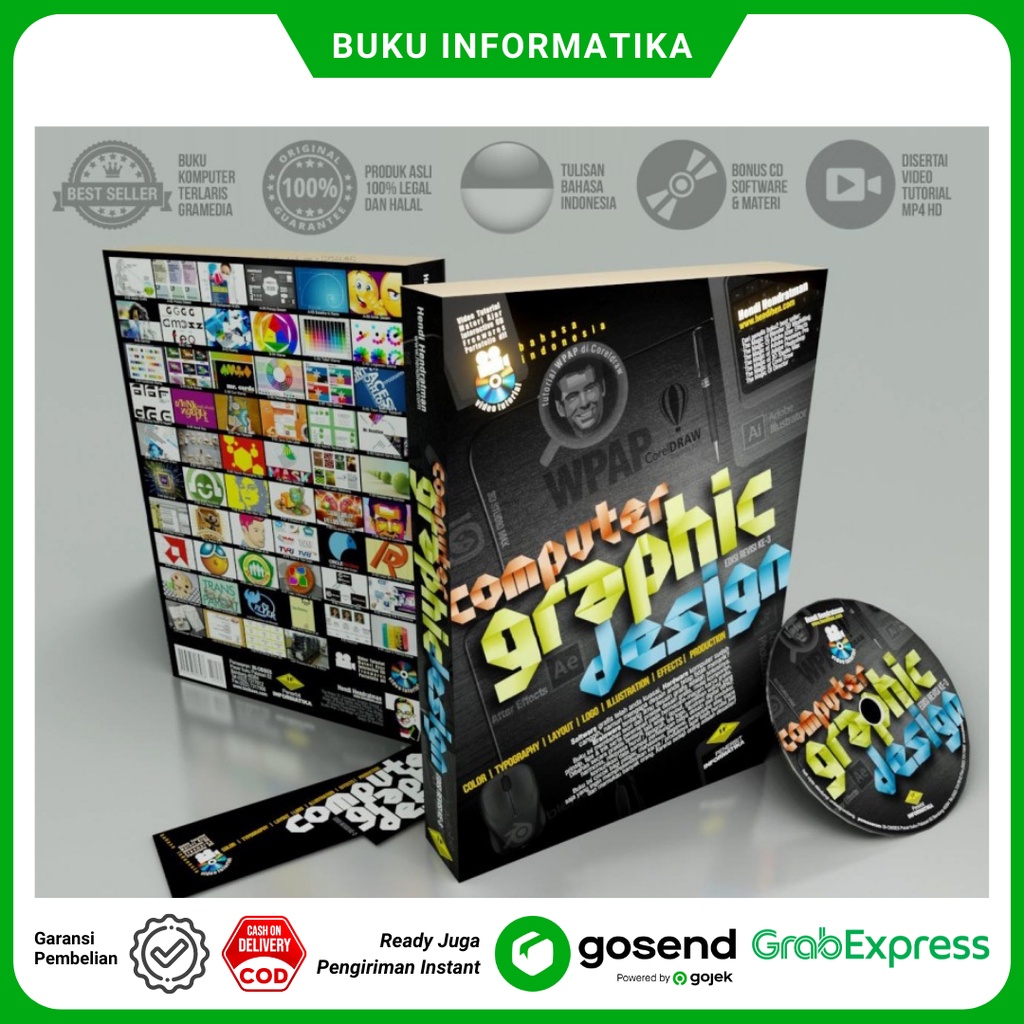 Jual Buku Computer Graphic Design (Revisi-3) - Bonus DVD - Hendi ...