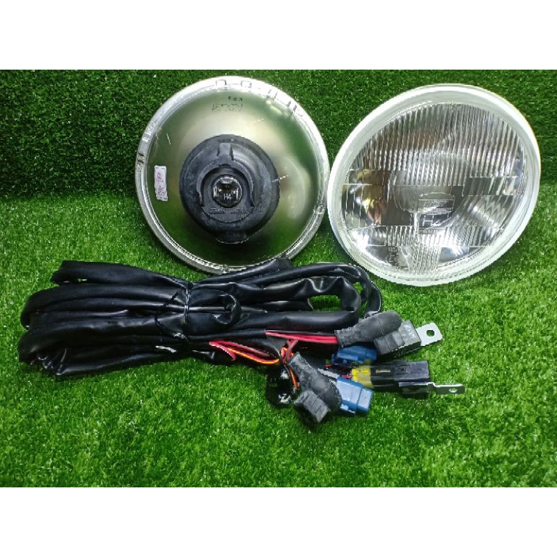 Jual Headlamp Mobil 7" inch Mobil Jimny Katana Hardtop Original Koito ...