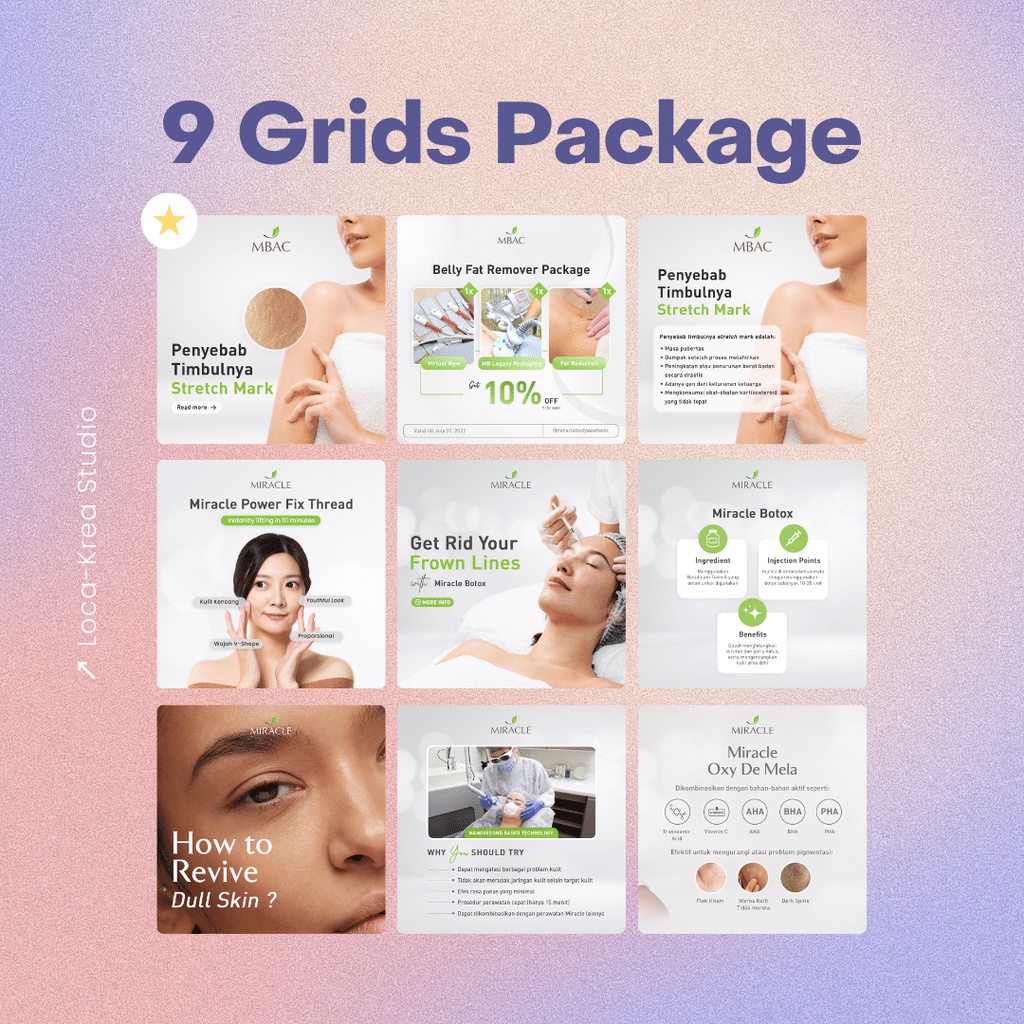 Jual Design Feed Instagram (9 Grids) | Shopee Indonesia