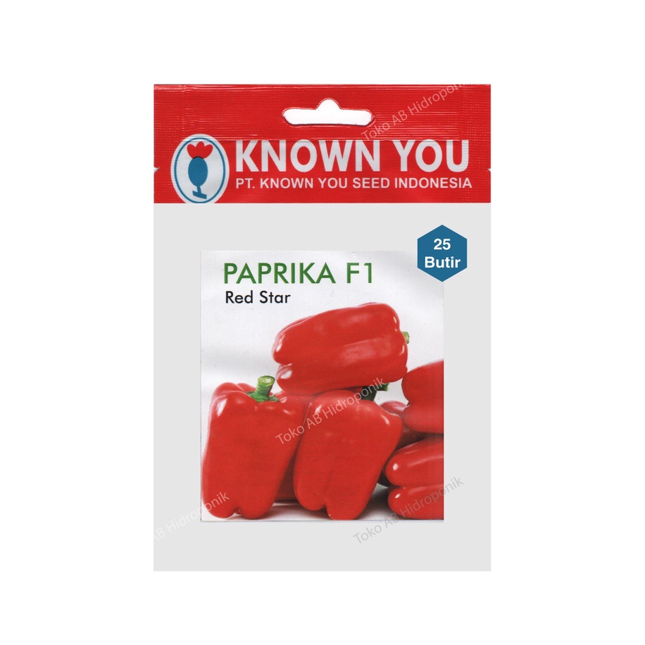 Jual Benih Paprika Merah Red Star F1 Known You Seed Isi 25 Butir | Shopee Indonesia