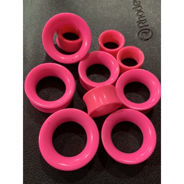 Jual percing plug piercing bolong piercing plong earplug anting akrilik ...