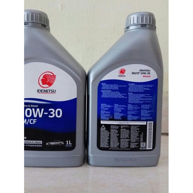 Jual Oli Mobil Idemitsu SM/CF 10W-30 Kemasan 1 Liter | Shopee Indonesia