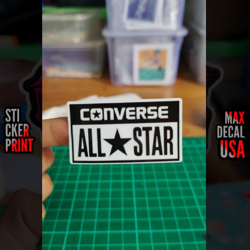 Jual STIKER CONVERSE ALL STAR 2 STICKER PRINT ANIME LOGO DLL | Shopee ...