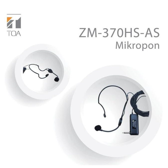 Jual TOA ZM-370HS-AS Headset Microphone Imam Masjid Mic Bando Jepit ...