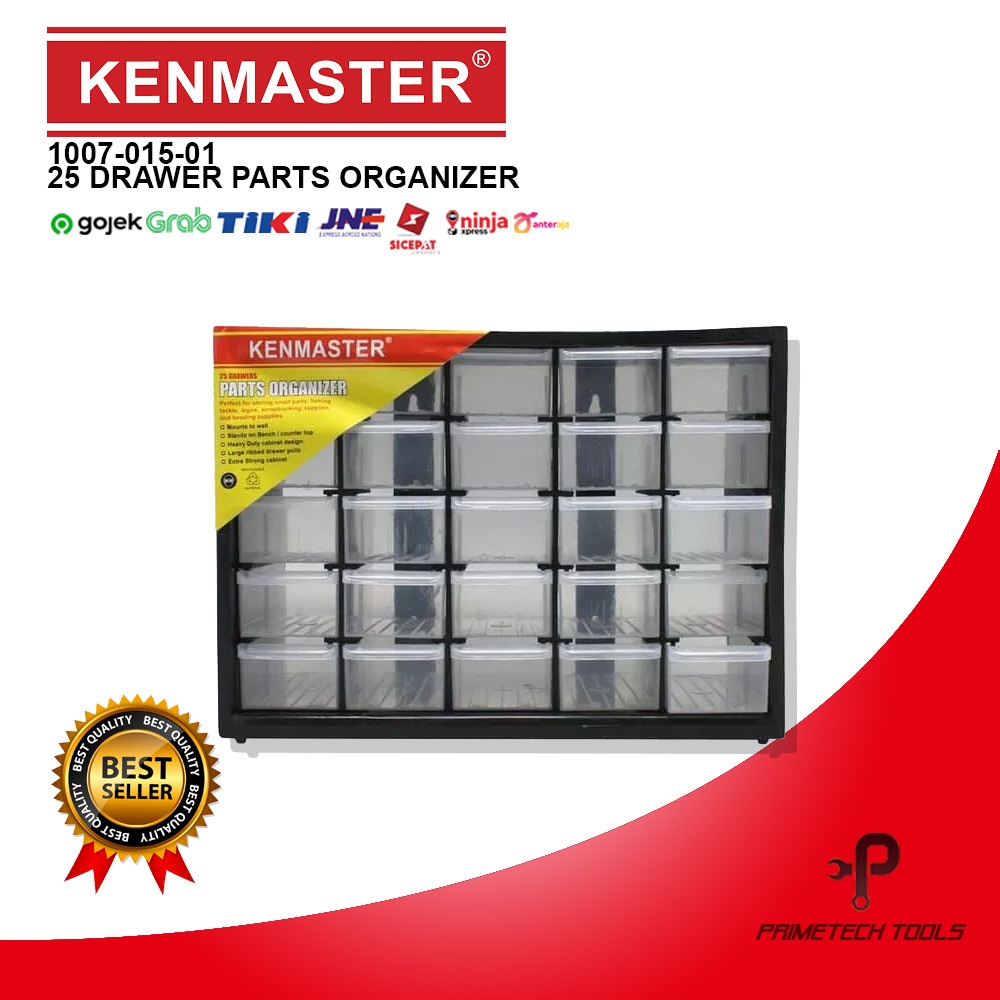 Jual KENMASTER LACI 25 DRAWERS PARTS ORGANIZER 1007-015-01 ( 29.7x12x21 ...