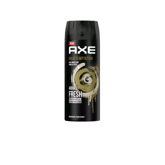 Jual Axe Deodorant Body Spary Gold Temptation 150ml /135ml | Shopee ...