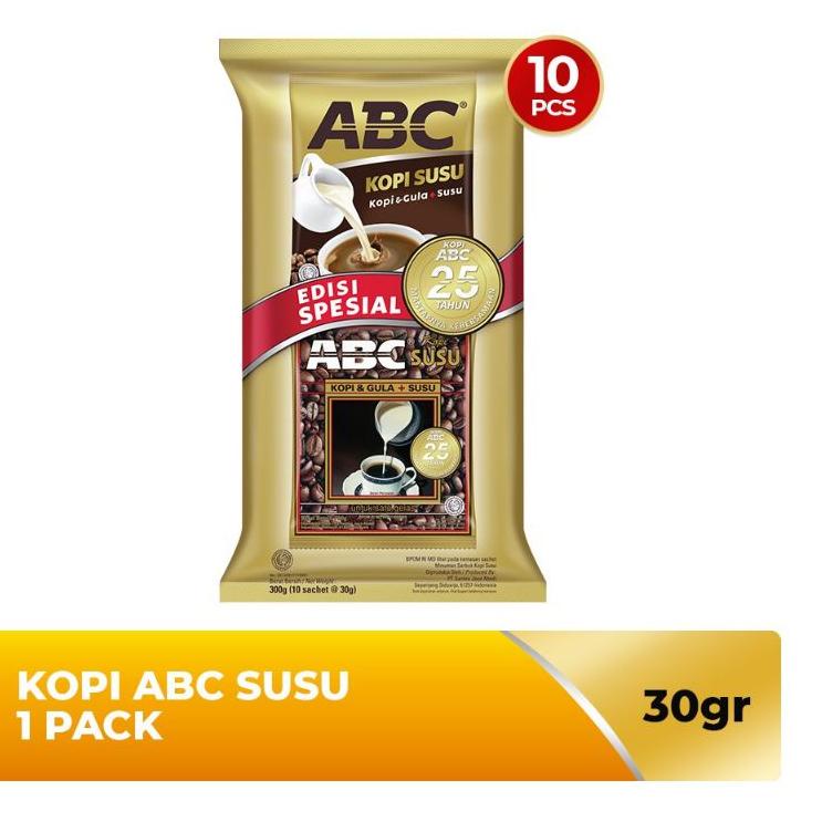 Jual coden4N8z--Kopi ABC susu 1 Renceng isi 10 Sachet 30gram | Shopee Indonesia