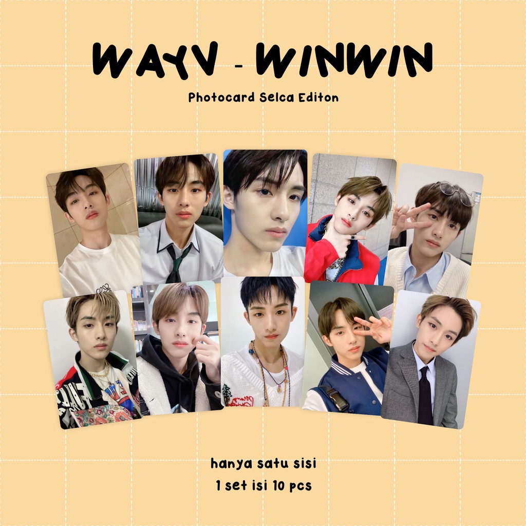 Jual [SET] Photocard WayV Selca Edition | Shopee Indonesia