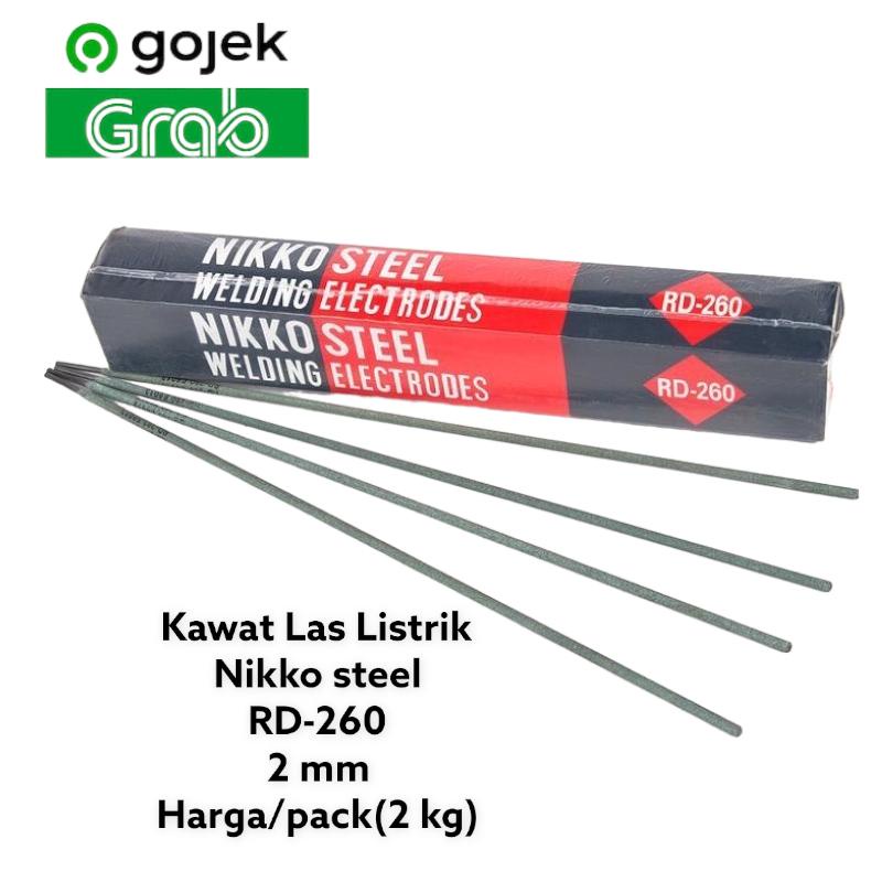 Jual PER PACK 2kg 2mm/KAWAT LAS NIKKO STEEL RD-260/KAWAT LAS LISTRIK | Shopee Indonesia