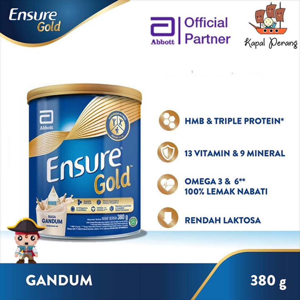 Jual Ensure Gold HMB Gandum 380 gram | Shopee Indonesia