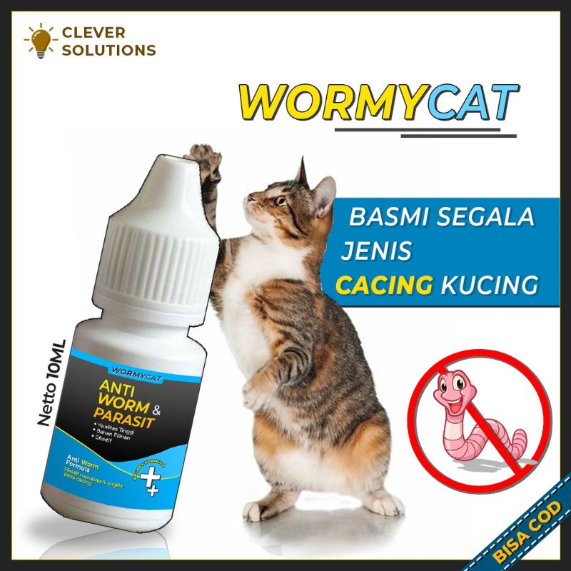 Jual WORMYCAT Obat Cacing Kucing Anti Worm Dan Parasit | Shopee Indonesia