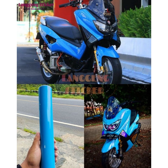 Jual Sticker Skotlet Ice Blue Stiker Scotlite Biru Langit Sekotlet ...