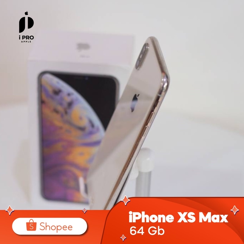 Jual SECOND RESMI IPHONE XS MAX 64GB 100% ORIGINAL ANTI REKONDISI FULL SET | Shopee Indonesia
