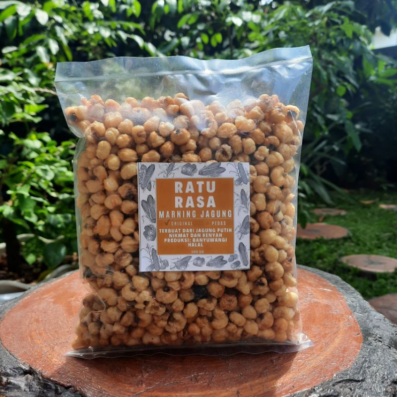 Jual Marning Jagung Putih Ratu Rasa Gurih/Original dan Pedas 200 Gram ...