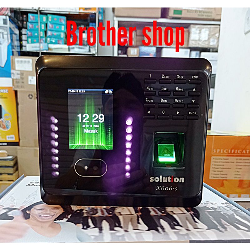 Jual Mesin absensi wajah Solution X606S | Shopee Indonesia