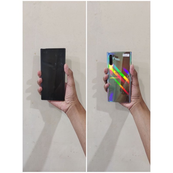 Jual Samsung Galaxy Note 10 Plus Ram 12/256Gb 12/512gb Second Fullset Ori | Shopee Indonesia