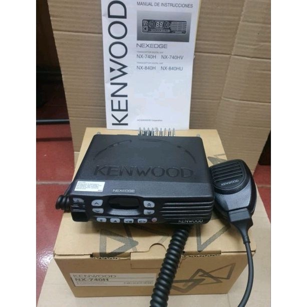 Jual RIG KENWOOD DIGITAL ANALOG NX-740 VHF ORI RADIO RIG KENWOOD NX740 ...