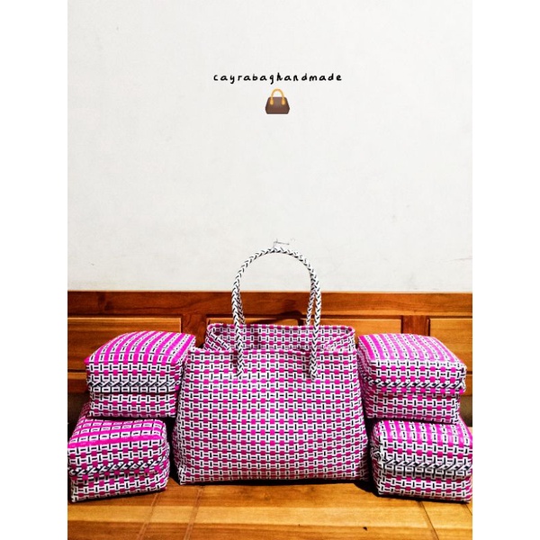 Jual Set keben anyaman jaly isi 4/keben isi 4 | Shopee Indonesia