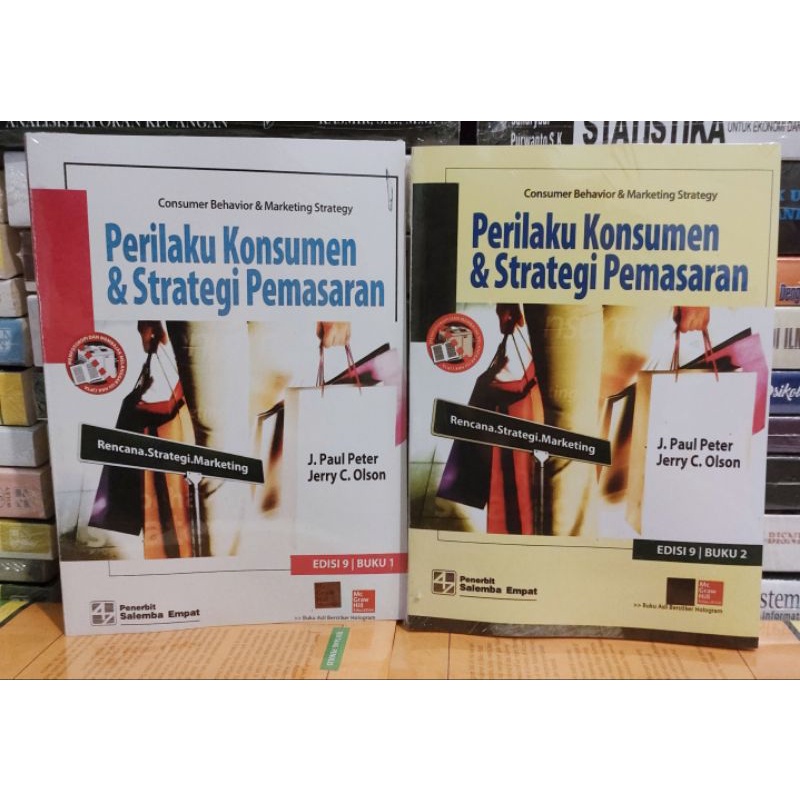 Jual PERILAKU KONSUMEN & STRATEGI PEMASARAN BUKU 1 DAN 2 EDISI 9 - J. Paul Peter/Jerry C. Olson ...