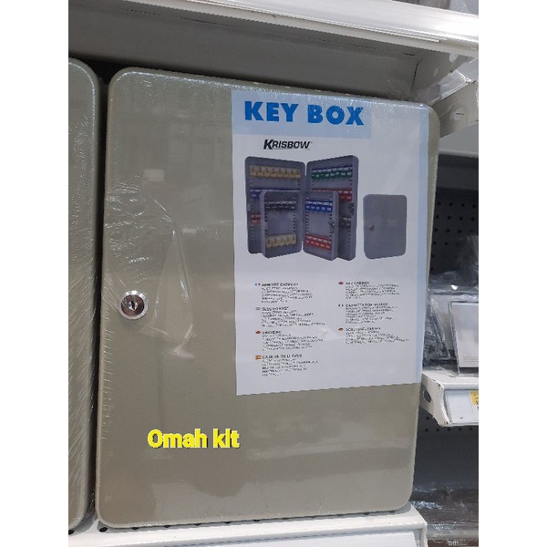 Jual key box krisbow kotak penyimpan kunci kapasitas 48 kunci | Shopee ...