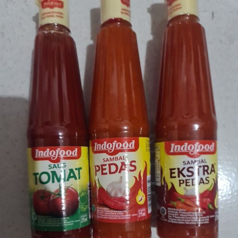 Jual Saos tomat & sambal indofood 275 ml | Shopee Indonesia