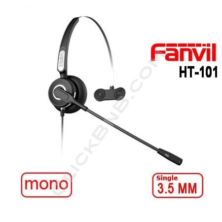 Jual Fanvil HT101 Call Center Headset With Audio Jack (Single 3.5mm ...