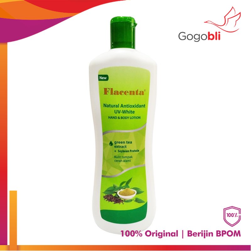 Jual Flacenta Hand and Body Lotion Reguler Green Tea 500ml | Shopee ...