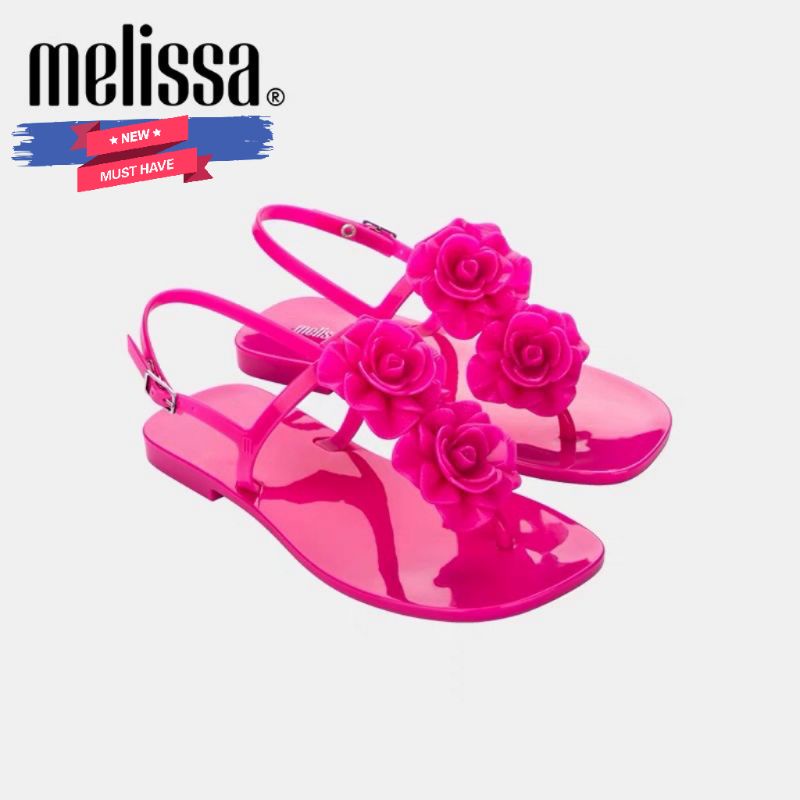 Jual Melissa Harmonic Squared Garden Sandal Flipflop Bow Sendal Tali ...