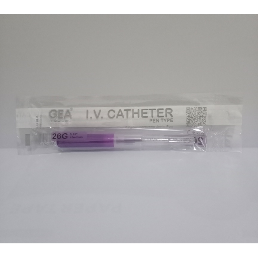 Jual IV Catheter Gea / Abochat / Chateter Gea 18G,20G,22G,24G,26G harga ...