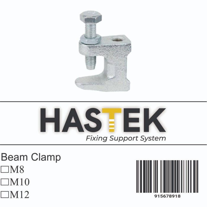 Jual Beam Clamp M12 Zinc Plated | Shopee Indonesia