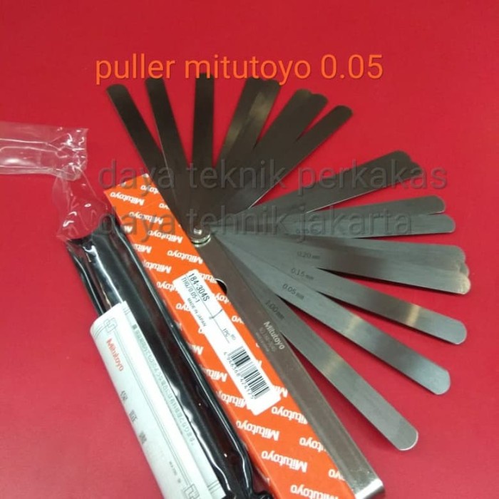 Jual filler gauge mitutoyo - puller mitutoyo japan 0,5 - 1mm - puler gauge Djm | Shopee Indonesia
