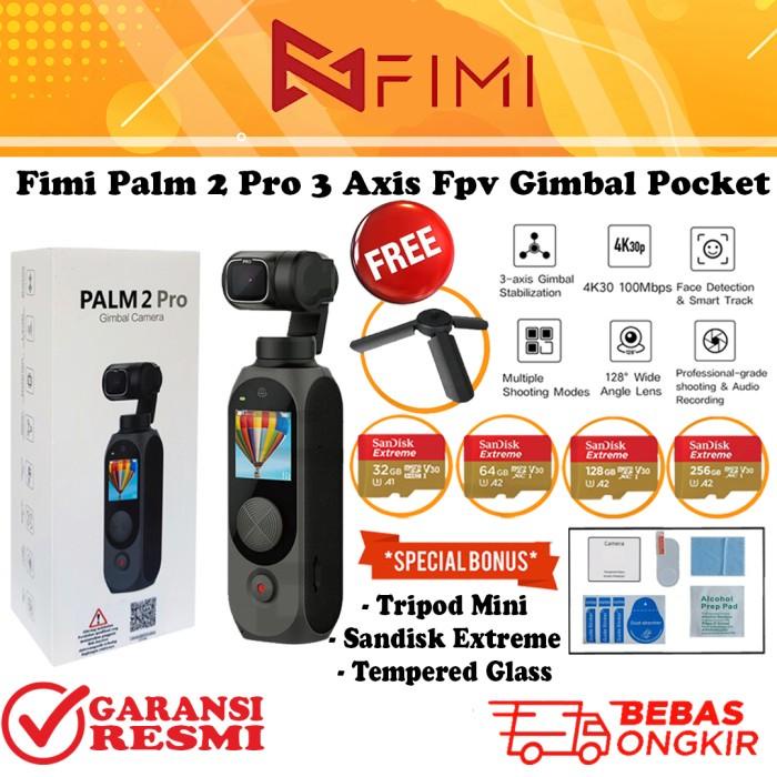 Jual Fimi Palm 2 Pro 3 Axis Fpv CMOS Sensor Gimbal Pocket Camera Stabilizer | Shopee Indonesia