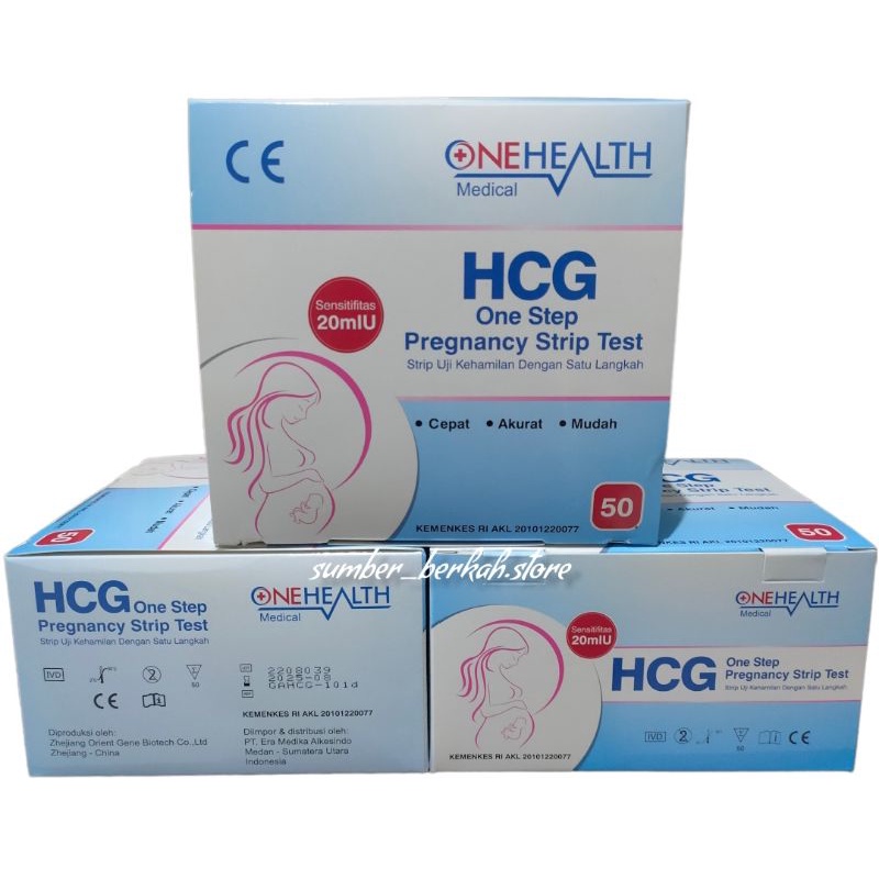 Jual ONEMED Tespek Tes Kehamilan Instan 1Box / Tes Hamil Kemasan Box ...