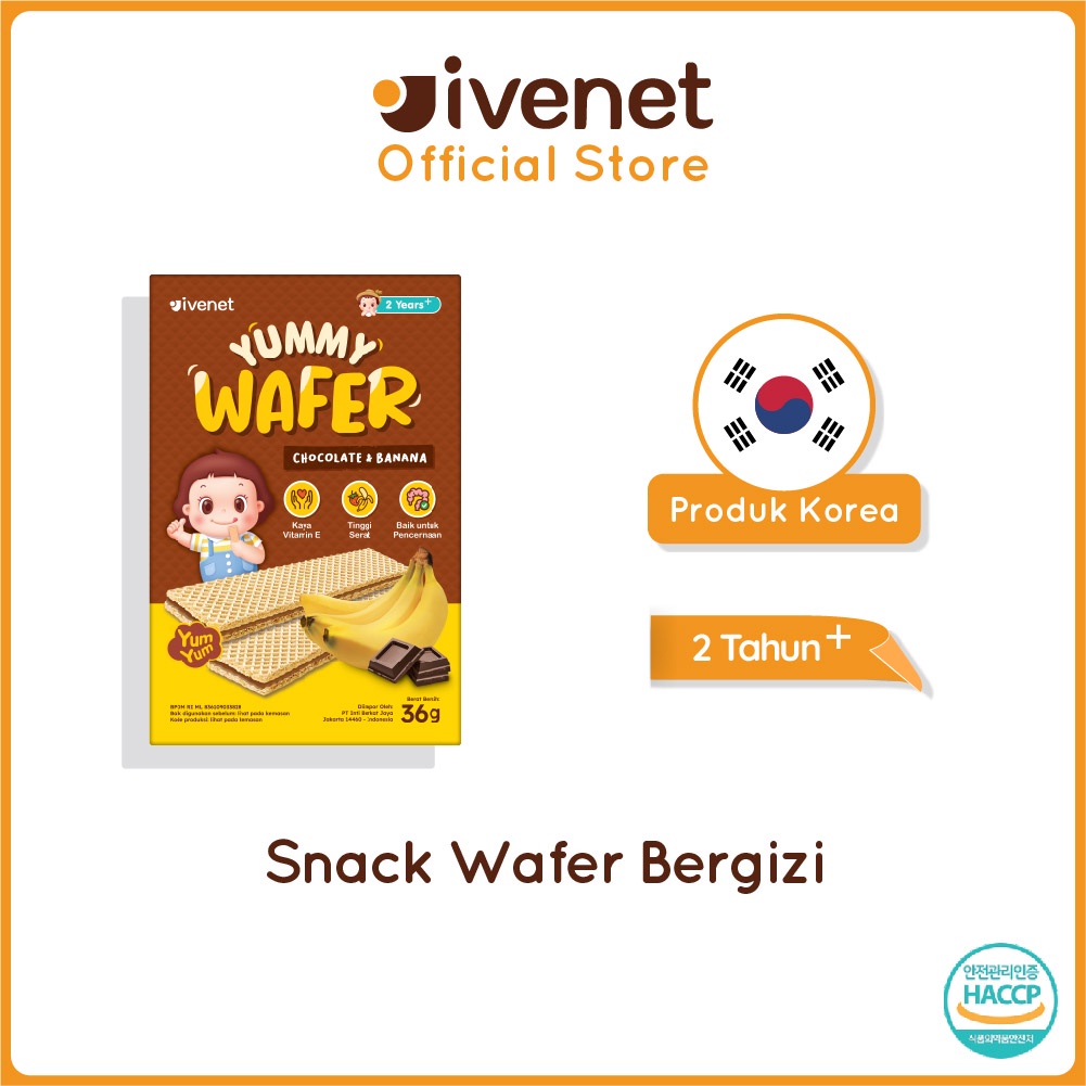 Jual Ivenet Yummy Wafer - Snack Jajanan Cemilan Bayi dan Anak | Shopee ...