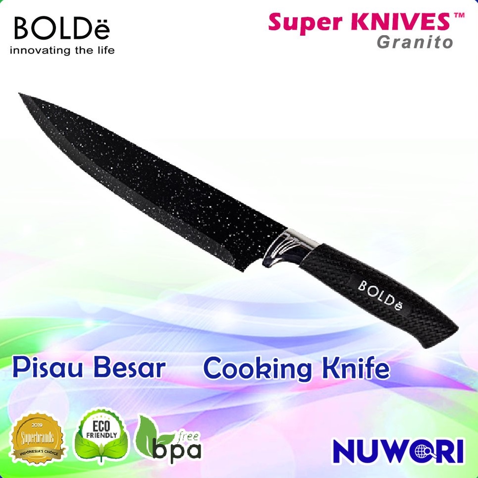 Jual Pisau Dapur BESAR BOLDe Super KNIVES Granito Cooking Knife ...