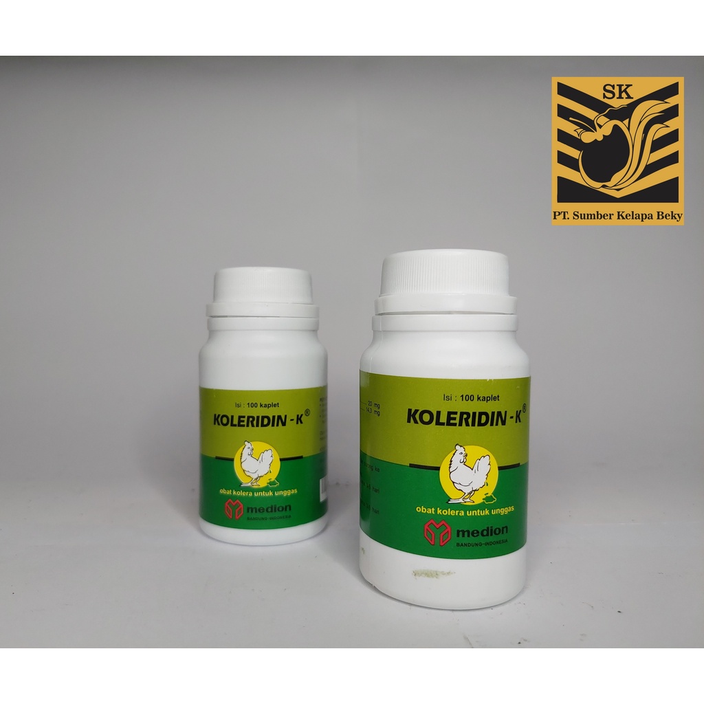 Jual Obat Kolera Ayam Terampuh No. 1 Koleridin 100 Kaplet (medion ...