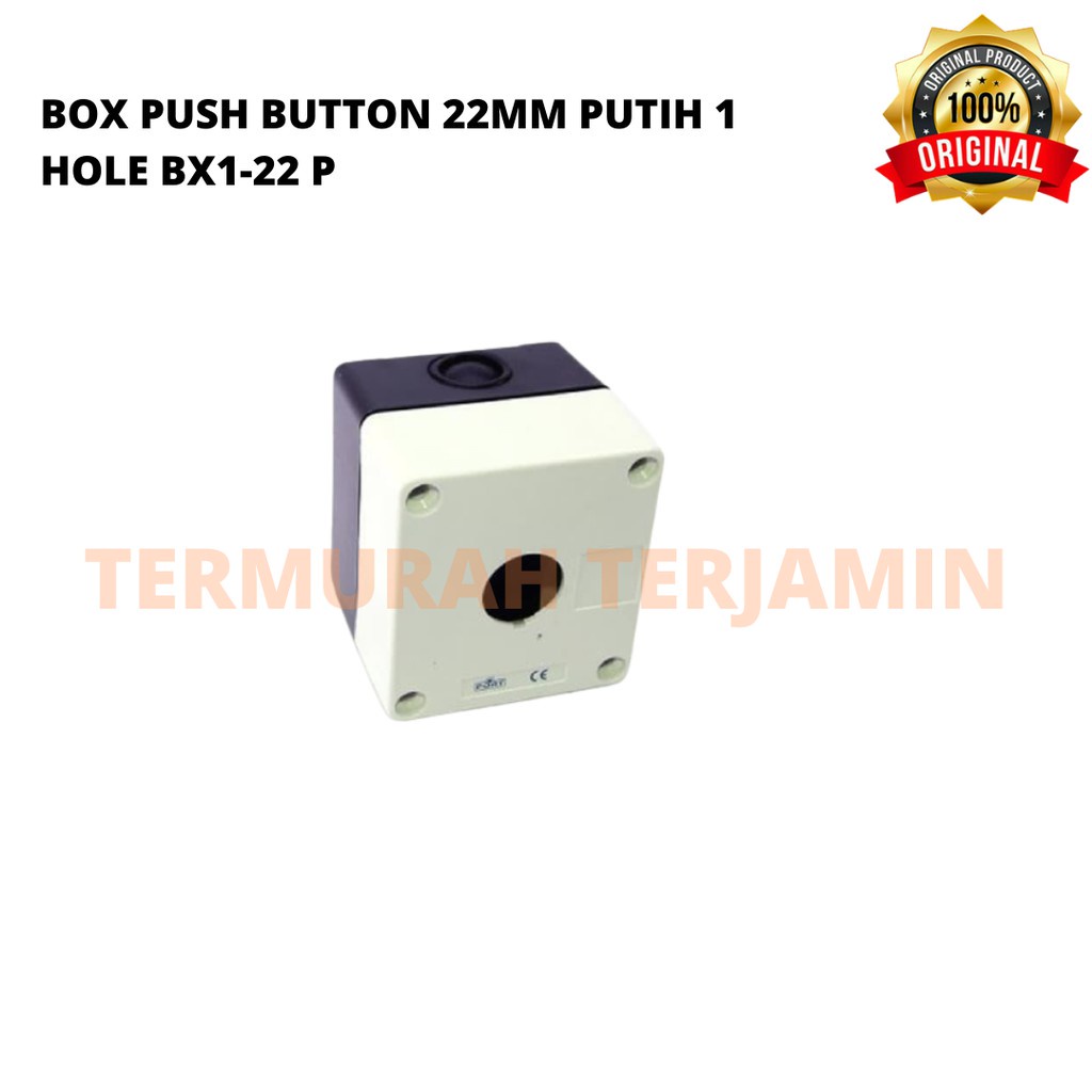 Jual BOX PUSH BUTTON 22MM PUTIH 1 HOLE BX1-22 P | Shopee Indonesia