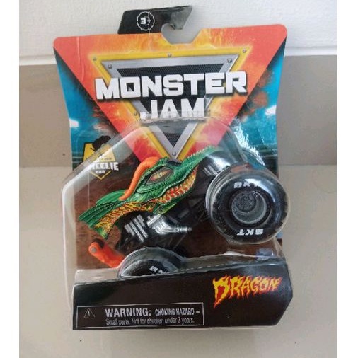 Jual Dragon Monster Jam Rangka Roda Hitam Treasure Hunt | Shopee Indonesia