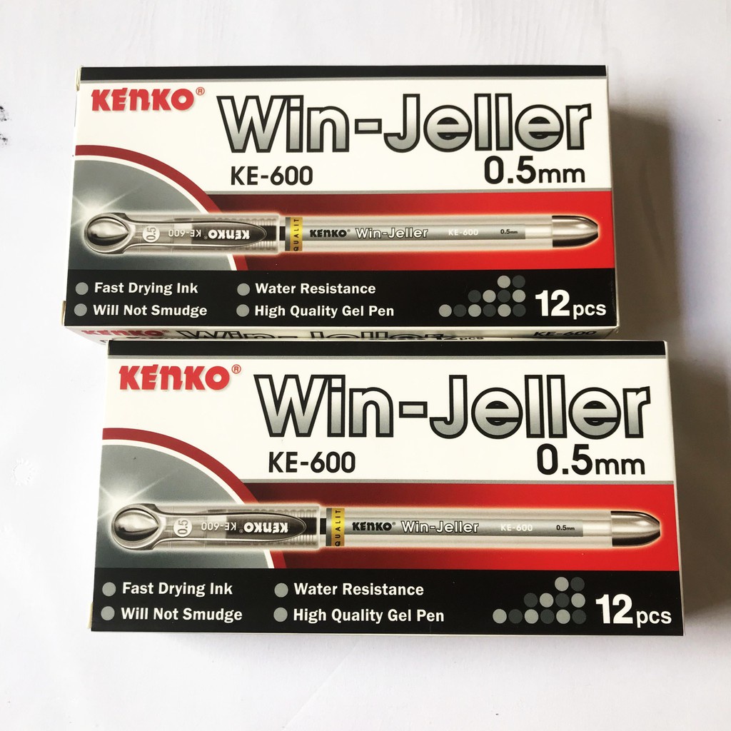 Jual KENKO GEL PEN KE-600 WIN-JELLER (1 pak isi 12 pcs) | Shopee Indonesia