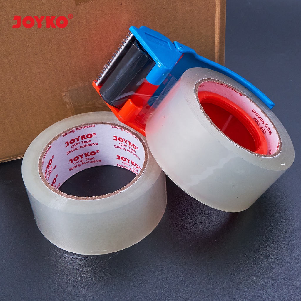 Jual Opp Tape Lakban Bening Joyko OPP-1-50M ~ 100M 48mm Strong Adhesive | Shopee Indonesia